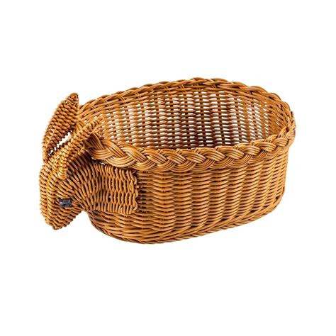 Qisiwole Bread Baskets For Serving Creative Rattan Wicker Baskets