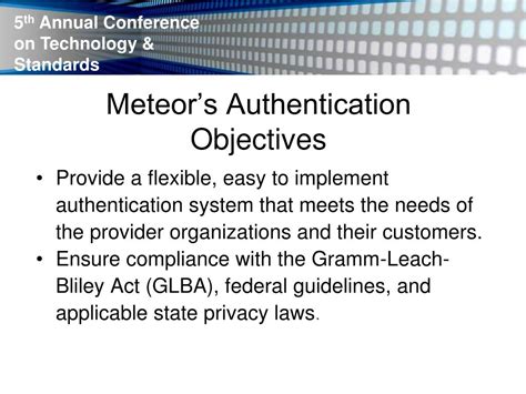 Ppt A Discussion On Project Meteor And Enterprise Authentication And