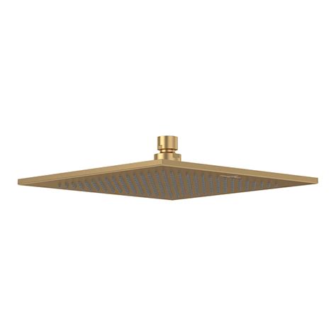 Villeroy And Boch Universal 250 X 250mm Square Shower Head Brushed Gold