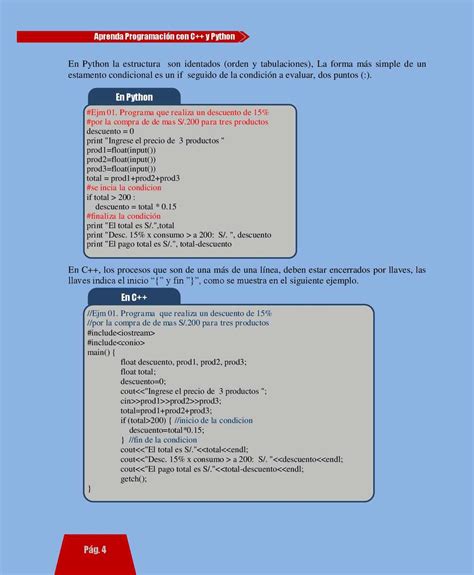 Fundamentos Programación Con C Y Python Condicionales Y Selectivas Calameo Downloader