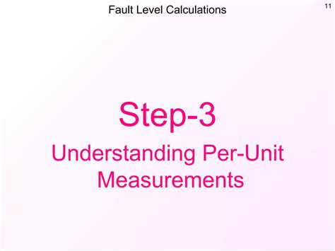 Fault Level Calculations Ppt