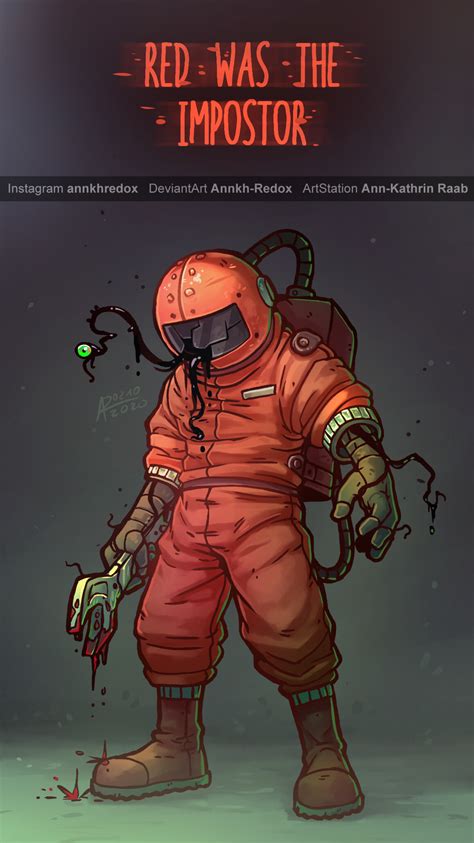 Artstation Fanart Character Red Among Us