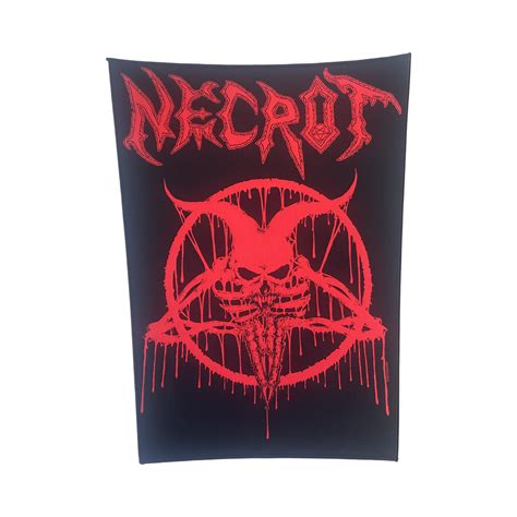 Demongram Back Patch Red Necrot