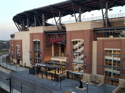 Gate Precast Truist Park Atlanta Braves Baseball Stadium Exterior
