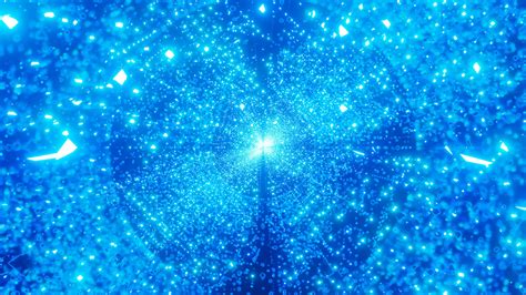 Glowing Blue Neon Particles 3d Illustration 2015232 Stock Video At Vecteezy