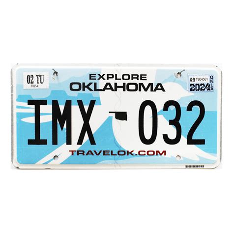 2024 Oklahoma Imx032 Colorful License Plates