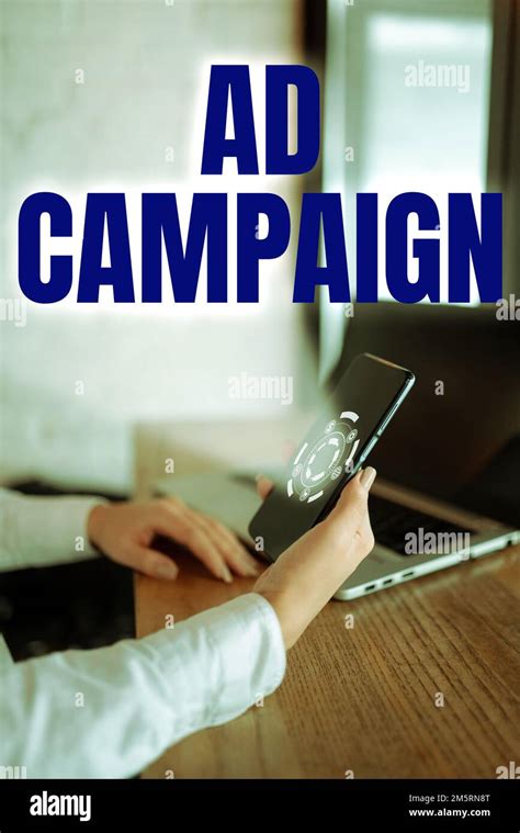 Handwriting Text Ad Campaign Business Concept Promotion Of Specific