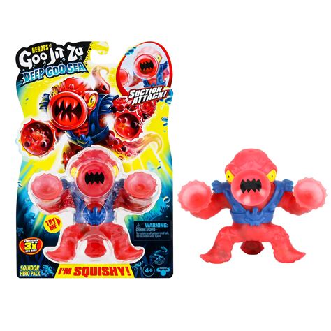 Heroes Of Goo Jit Zu Deep Goo Sea Estuche De Héroes Squidor Figura