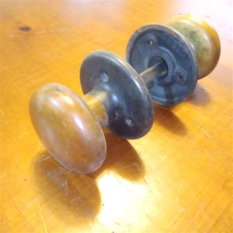 Antique Brass Knobs Etsy