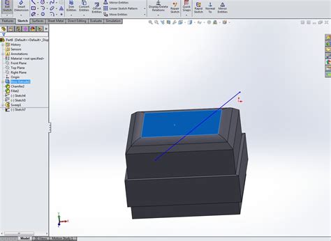 Split Body In Solidworks Grabcad Tutorials