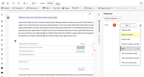 Linking The Notes Column Items To The Corresponding Note Section Tangelo Software
