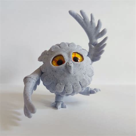 🦉 Owl Bjd・ Stl File For ・cults