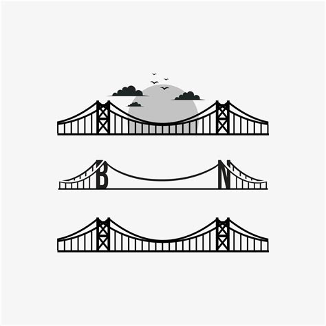 Bridge Vector Design And Illustration For Logo Or Icon 11601281 Vector