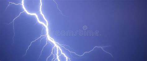 Lightning Bolt Is Seen In The Sky Stock Illustration Illustration Of