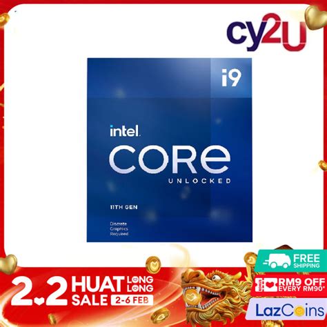 Intel Core I9 11900kf I9 11900kf 11th Gen Socket Lga1200 35ghz Up To 5
