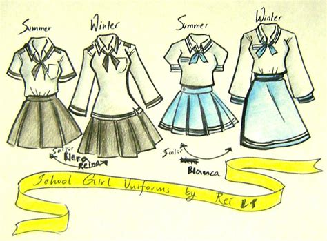 School Girl Uniforms Entry2 By Neongenesisevarei On Deviantart