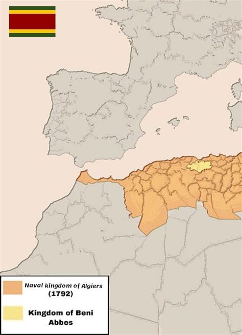 Naval Kingdom Of Algiers Map
