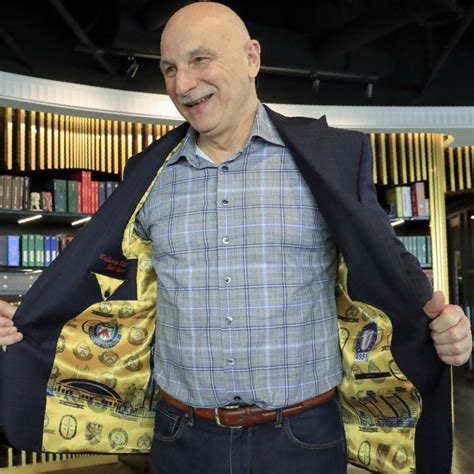 Police Chief James Ramer Is Ted A Custom King And Bay Jacket In Honour Of His Retirement