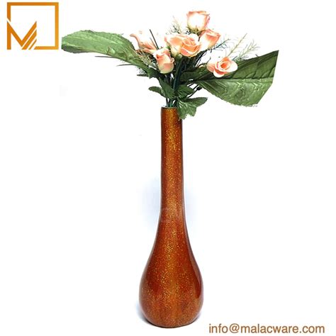 Recycled Aluminum Goblet Shape Enamel Vases For Home Décor Brands