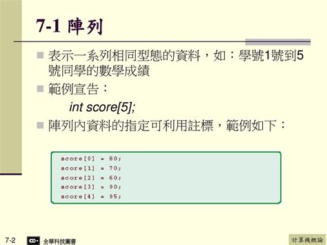 第7章 資料結構 7 1 陣列 7 2 鏈結串列 7 3 堆疊和佇列 7 4 樹狀結構 ppt download