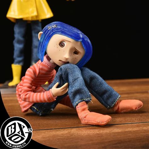 Neca 7 Inch Coraline Raincoat Action Figure Model Toy Boxed Coraline
