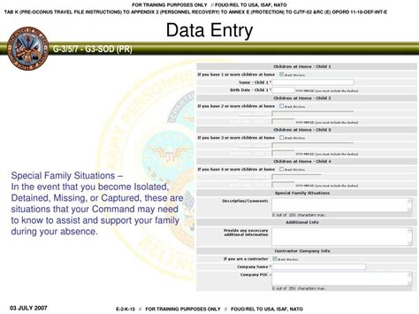 Ppt Pre Oconus Travel File Pro File Step By Step Instruction Powerpoint Presentation Id