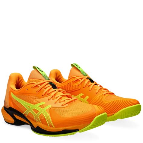 Chaussures Asics Solution Speed Ff 3 Padel Orange Jaune Zona De Padel