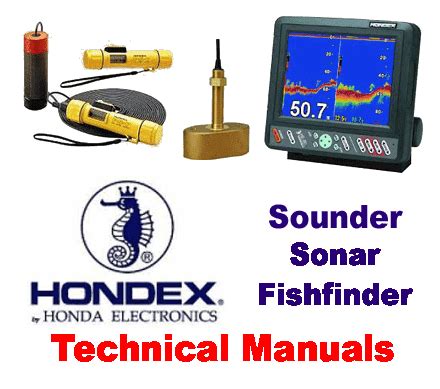 Hondex Sounder Fishfinder Technical Manuals