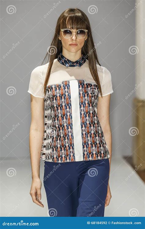 A Model Walks The Runway During The Chicca Lualdi Fashion Show Editorial Photography Image Of