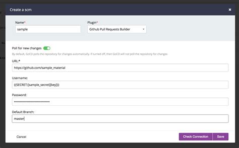 Secret Management Gocd User Documentation