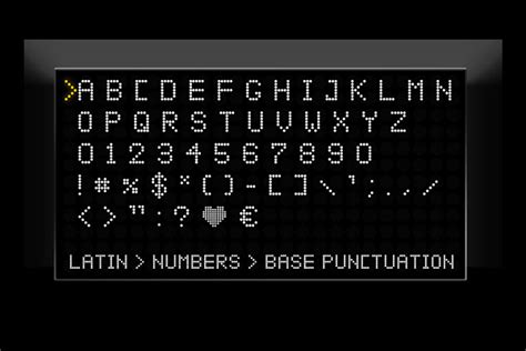 Led Screen Font On Behance