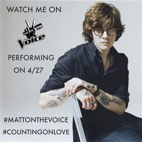 I Cant Wait To See Matt Perform Mat Uychich Tattoo Andrew Matthew