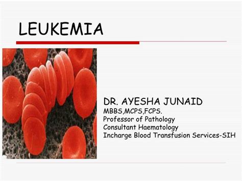 Ppt Leukemia Powerpoint Presentation Free Download Id5987368