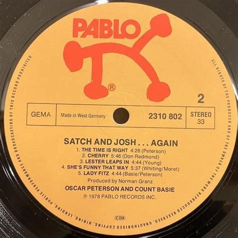 Oscar Peterson Count Basie Satch And Josh Again 2310802 通販 ジャズ レコード