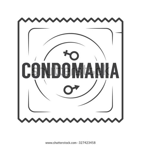 Vintage Condoms Sex Labels Logo Badge Stock Illustration 327423458
