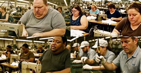 China Creates Mocking Ai Video Of Average Americans Working In Garment Factory