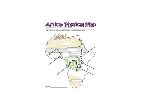 Africa Physical Map Quiz