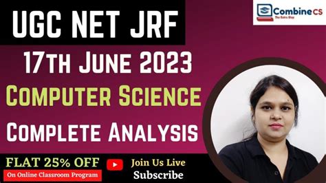 Ugc Net Analysis June 2023 Paper 2 Computer Science 17 June 2023 Shift 1 Ugc Net 2023 Answer