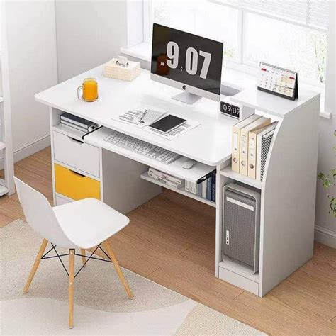 COMPUTER TABLE WITH CPU SHELVES AND PULLOUT KEYBOARD TRAY Furniture Home Living Office
