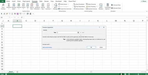 Ms Excel Proper Function To Capitalize First Letter Of Each Word