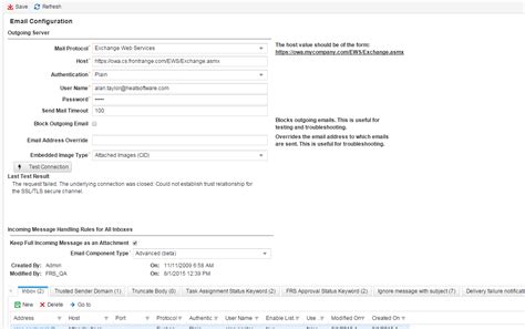 Configuring Email Servers