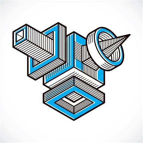 Premium Vector 3d Design Abstract Vector Dimensional Cube Shape