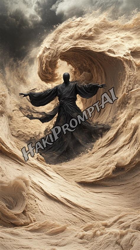 8k Realistic Naruto Inspired Gaara Giant Sand Burial Etsy