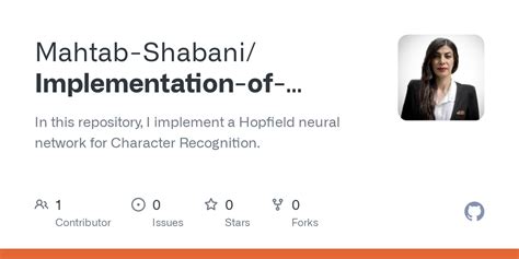 Github Mahtab Shabaniimplementation Of Hopfield Neural Network For