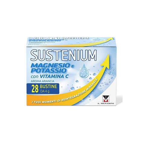 Sustenium Magnesio E Potassio Con Vitamina C 28 Bustine