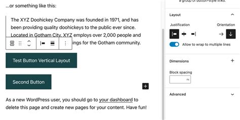 Button Block Alignment Not Working Properly · Issue 39937 · Wordpressgutenberg · Github