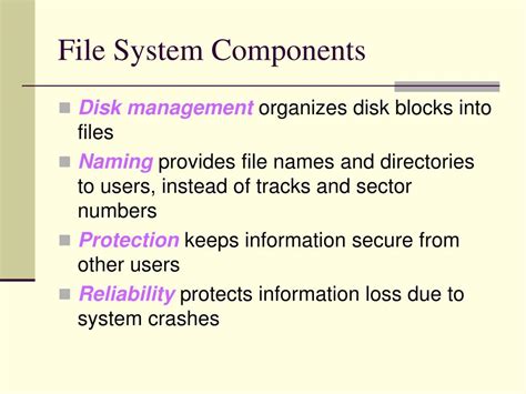 PPT File Systems And Disk Management PowerPoint Presentation Free Download ID 288705