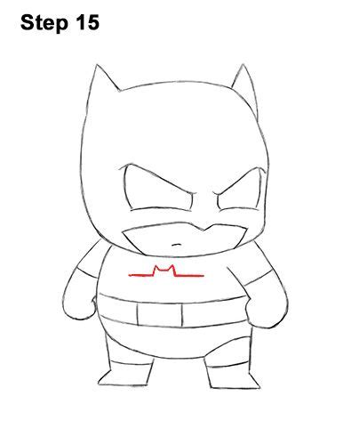 Mini Batman Drawing 15 Batman Drawing Drawing Tutorial Batman