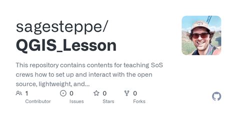 Github Sagesteppeqgislesson This Repository Contains Contents For Teaching Sos Crews How To