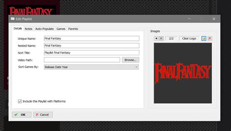 Playlist S ClearLogo Issue In BigBox Troubleshooting LaunchBox Community Forums